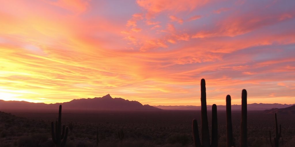 Experience Breathtaking Sunsets at Windy Point Vista, Tucson